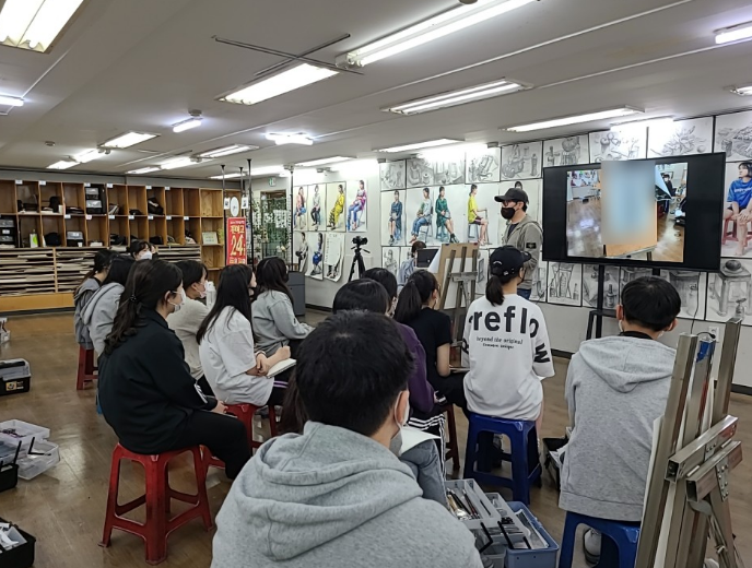 수원 영통 미술학원 2022 계원예고 미술과 실시고사 당일 현장을 공개합니다🎊 보라동 상하동 망포 기흥 용인