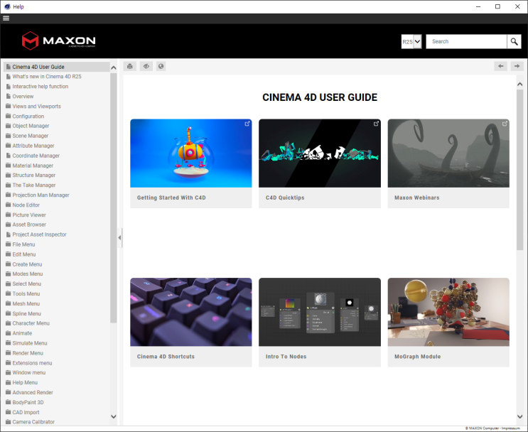 [C4D] User Guide 시포디 유저 가이드 링크 : 네이버 블로그
