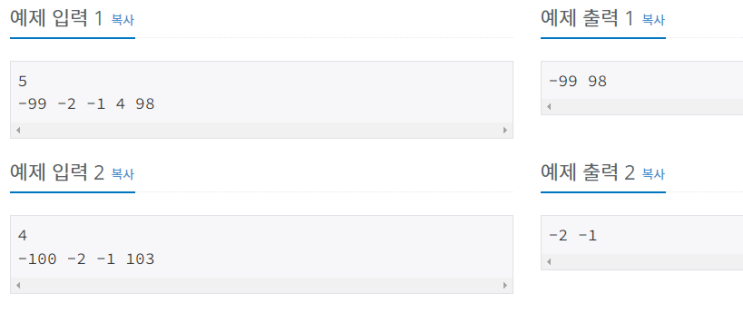 [알고리즘] 투 포인터 (Two pointers) 알고리즘, 2467번 용액 문제 풀이 : 네이버 블로그