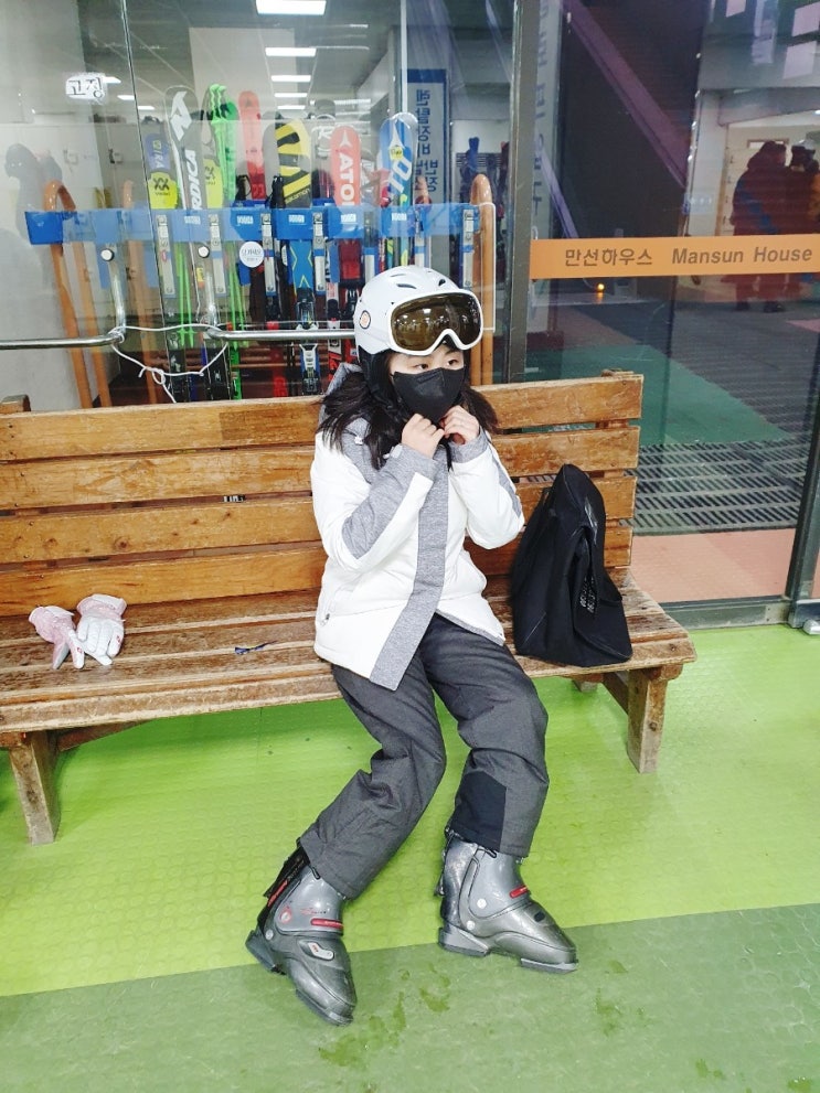 겨울의 끝을 잡고 무주리조트 무주스키장 첫스키강습 네이버 블로그