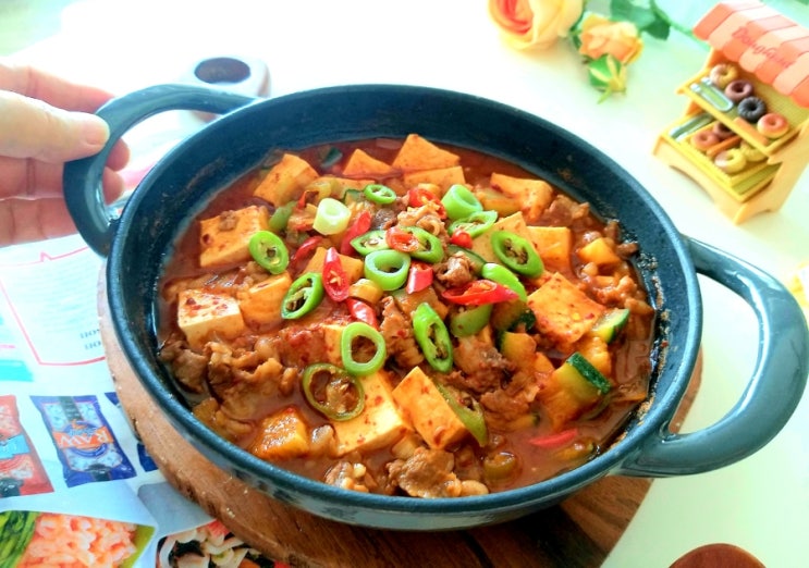 차돌박이 된장찌개 맛있게 끓이는법 백종원 된장찌개 고깃집 된장찌개 보다 맛있는 소고기 된장찌개 레시피 네이버 블로그