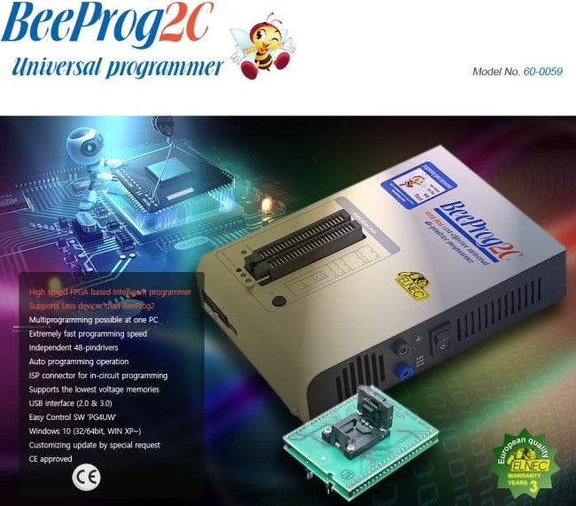 엘넥 (ELNEC)의 범용 싱글롬라이터 BeeProg2 (비프로그) : 네이버 블로그