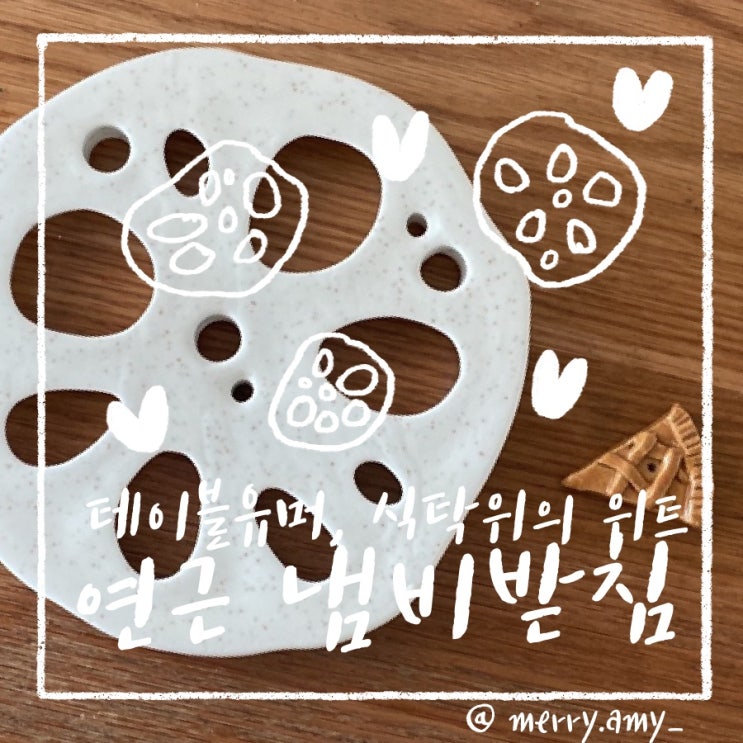 테이블 유머, ROOTIE 세라믹 연근 냄비받침 : 네이버 블로그