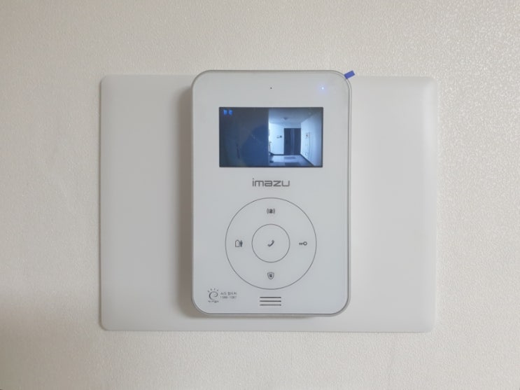 춘천비디오폰 온의동 마젤란 아파트 현대통신 HT IMAZU HAS-R 1041B설치 : 네이버 블로그