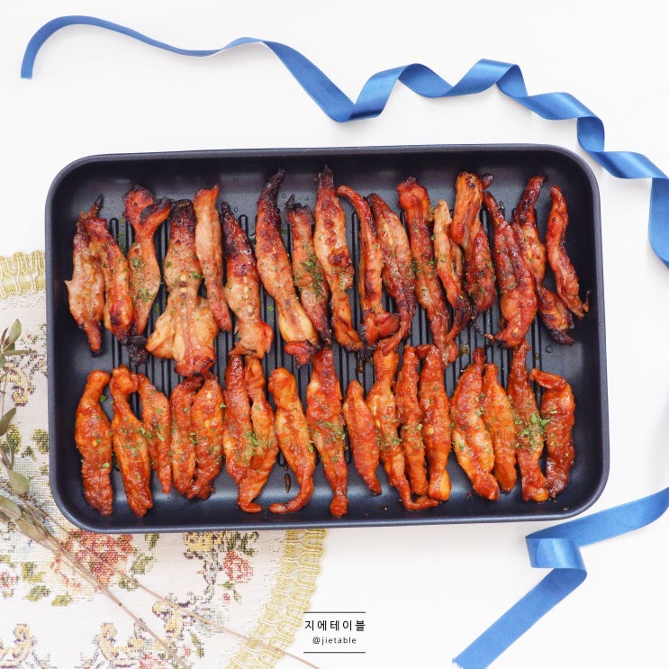 닭목살 요리 간단한 에어프라이 요리 닭목살구이 네이버 블로그
