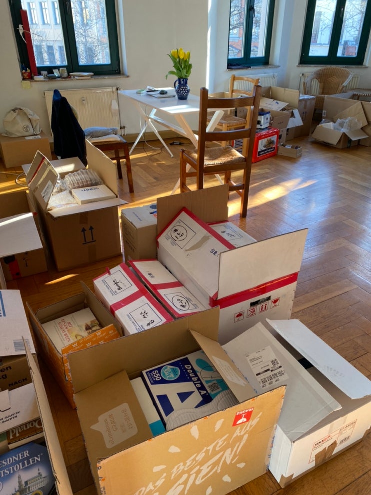 독일-한국 귀국정리_짐은 짐이다! 그릇은 다신 사진 말자! Feat. 페인트 칠 : 네이버 블로그