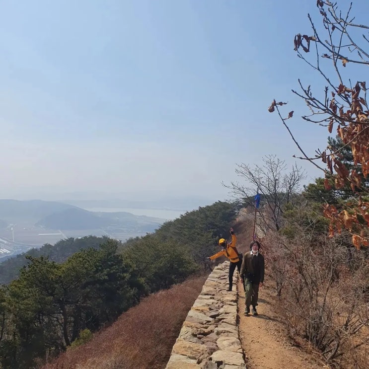 220309 문수산성 등산코스문수산 산림욕장주차장 관리사무소 3주차장 남문 능선 팔각정 삼거리 홍예문 중봉 쉼터헬기장