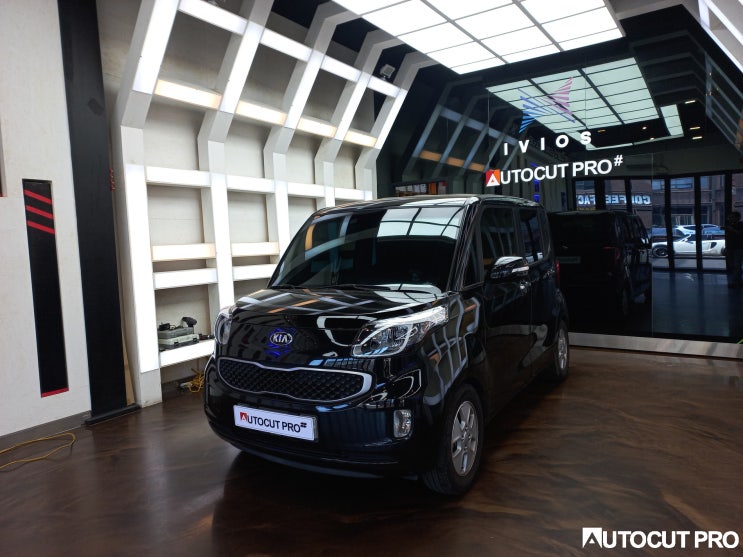 KIA 레이 기존필름 제거후 이비오스 MX70 썬팅 시공. : 네이버 블로그