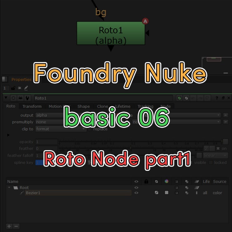 [입문자를 위한 Foundry nuke]6강 ‘Roto Node' Part 1 : 네이버 블로그