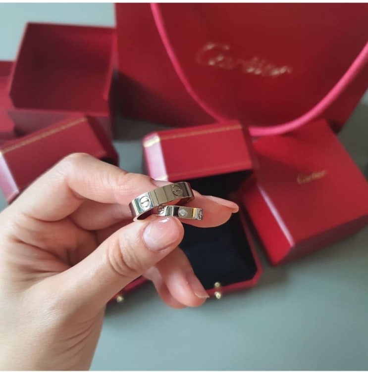 Wedding 웨딩반지까르띠에 러브링 가드링 프로포즈반지 네이버 블로그