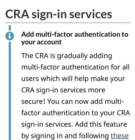 [캐나다 택스리턴] CRA 계정 passcode 풀기 : 네이버 블로그