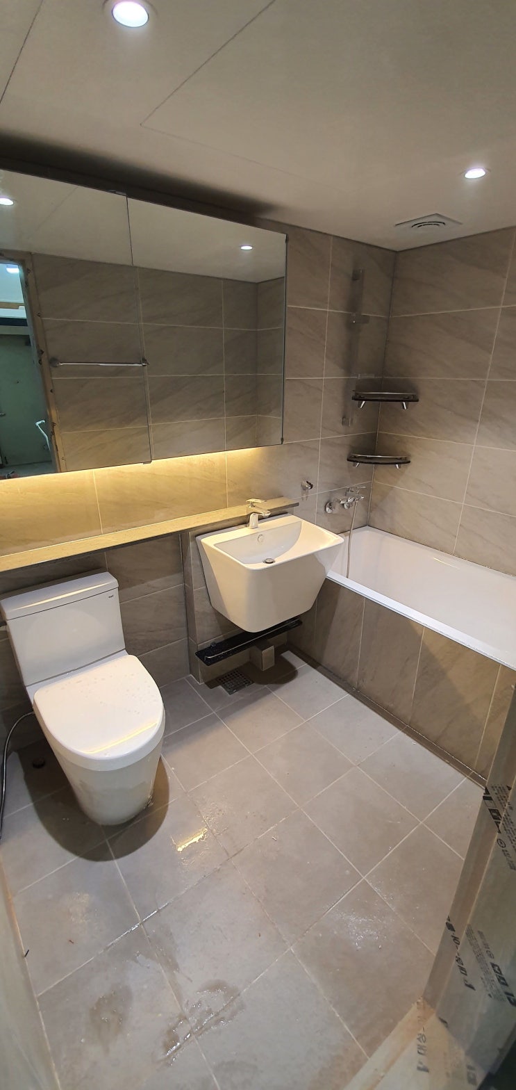 용호동 벽산아파트 34py 타일시공 : 네이버 블로그