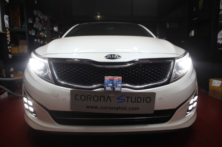 [안산 CBA] 더뉴 K5 전조등 오스람(OSRAM) HID 쿨블루(COOL BLUE) 어드밴스(ADVANCE) D1S 6000K / 수입반사판차량 : 네이버 블로그