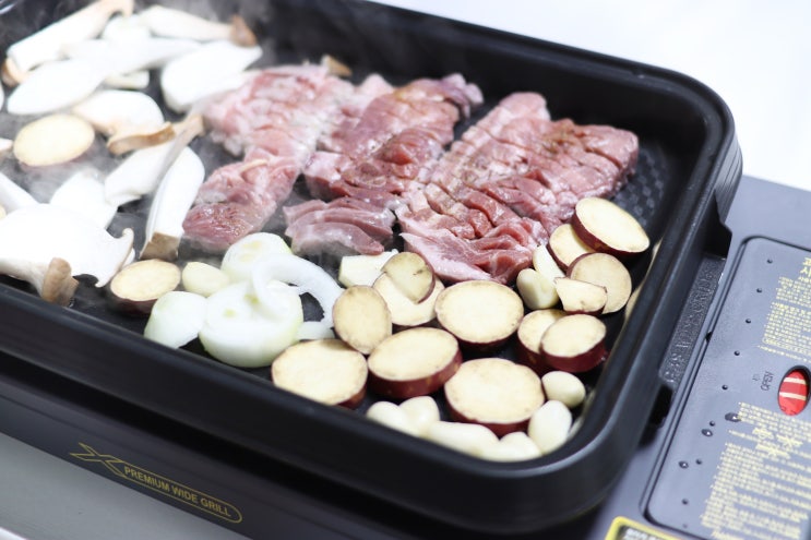 캠핑 용품 대용량 라니 와이드 딥그릴 ONDG-5500B : 네이버 블로그