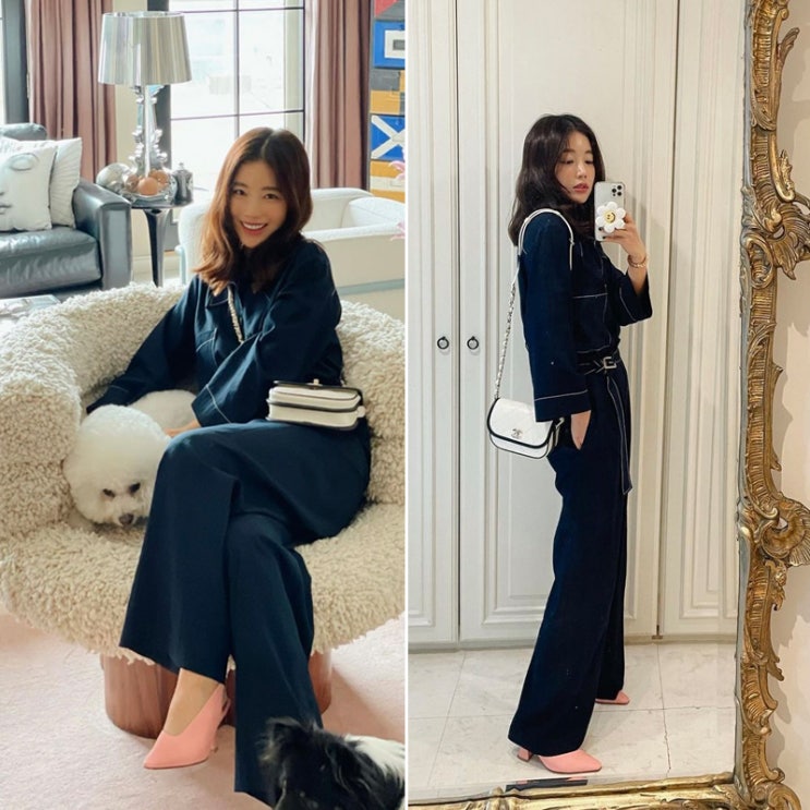 기은세 인스타그램 옷 패션 코디 온앤온 셔츠 팬츠 여자 셋업 봄 데일리룩 추천 네이버 블로그
