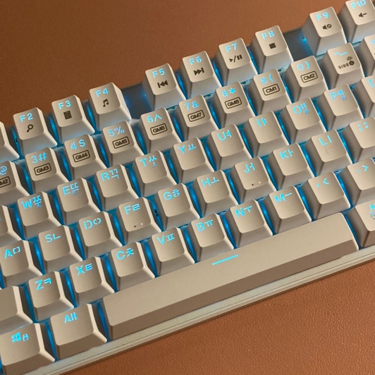 기계식 키보드 COX CK450 화이트 적축 후기 : 네이버 블로그