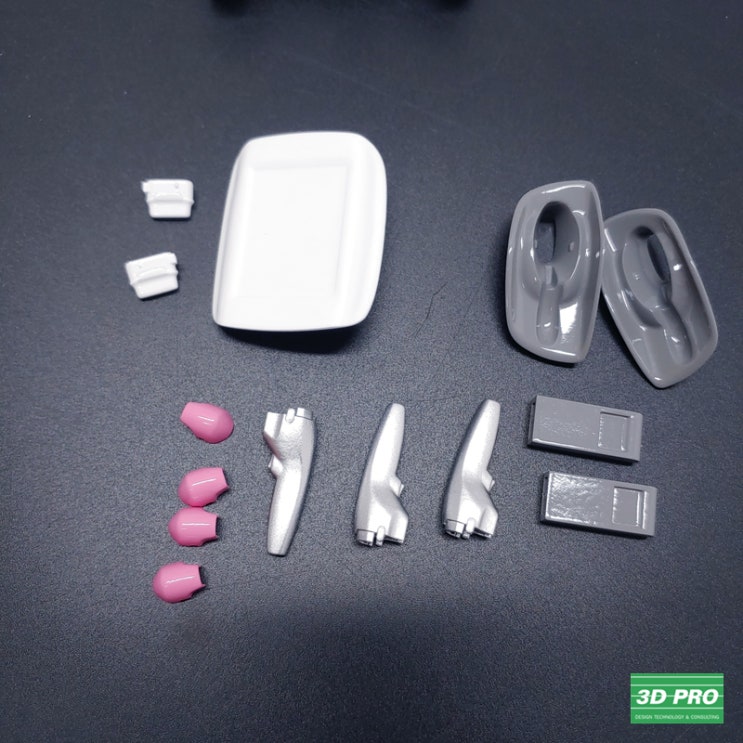 3d프린팅으로 제품 모형의 부속품 출력물 제작3d프린터로 출력후 도색무광유광3d 프린터 시제품 출력sla 레이저 방식