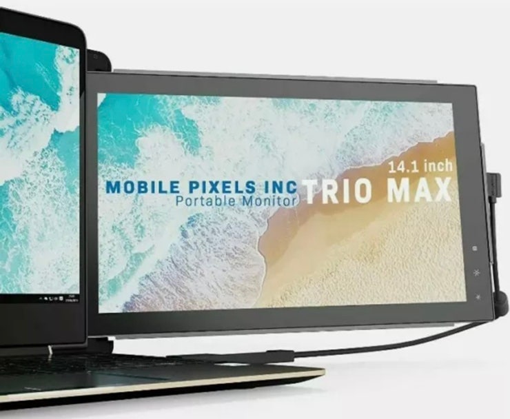 이동 작업환경 아이템-Mobile Pixels Trio Max Portable Monitor 14" : 네이버 블로그