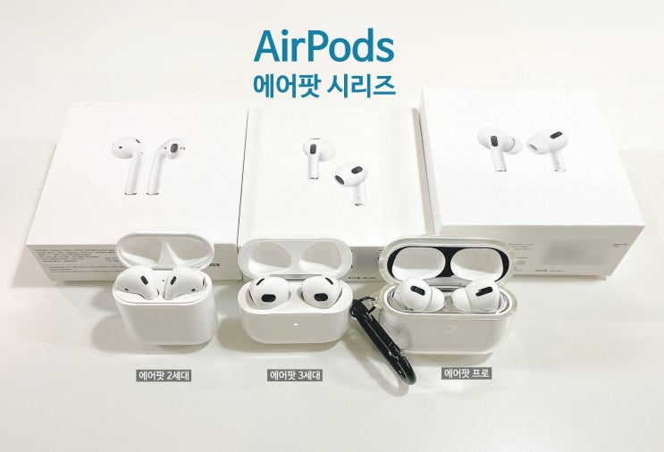 에어팟 3세대프로 개봉기 2세대 3세대 프로의 차이점 비교~ 네이버 블로그
