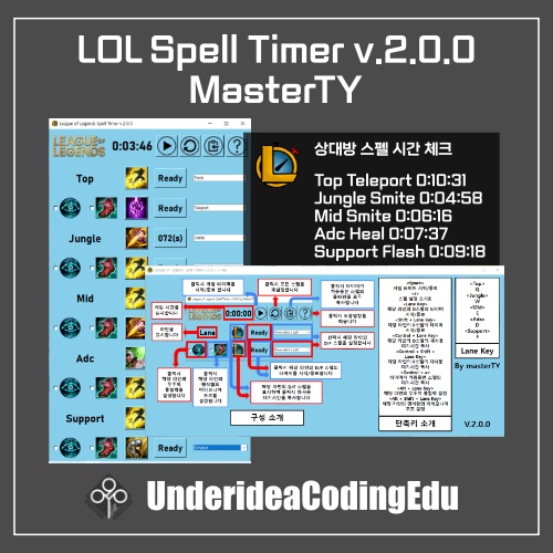 League of Legends Spell Timer v.2.0.0 - MasterTY(광동중학교1) : 네이버 블로그