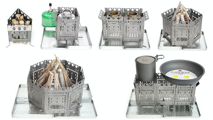 6가지 스타일로 변형할 수 있는 모듈식 캠핑 스토브 Firebox Freestyle : 네이버 블로그