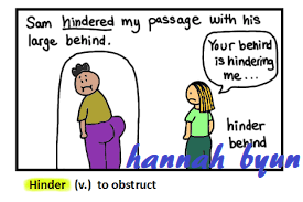 [SAT 필수단어 138 / hinder] : 네이버 블로그