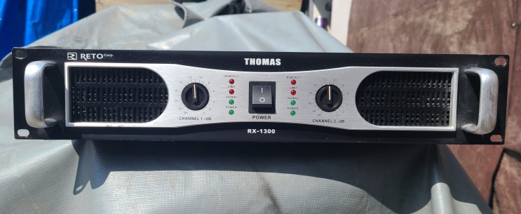 (품절)RETO THOMAS RX1300 1.3키로 파워앰프 : 네이버 블로그