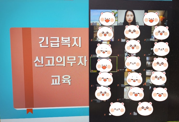 노인장기요양기관 종사자 법정의무교육 긴급복지 신고의무자교육 부터 아동학대예방 및 신고의무자교육까지 비대면수업으로 요양보호사