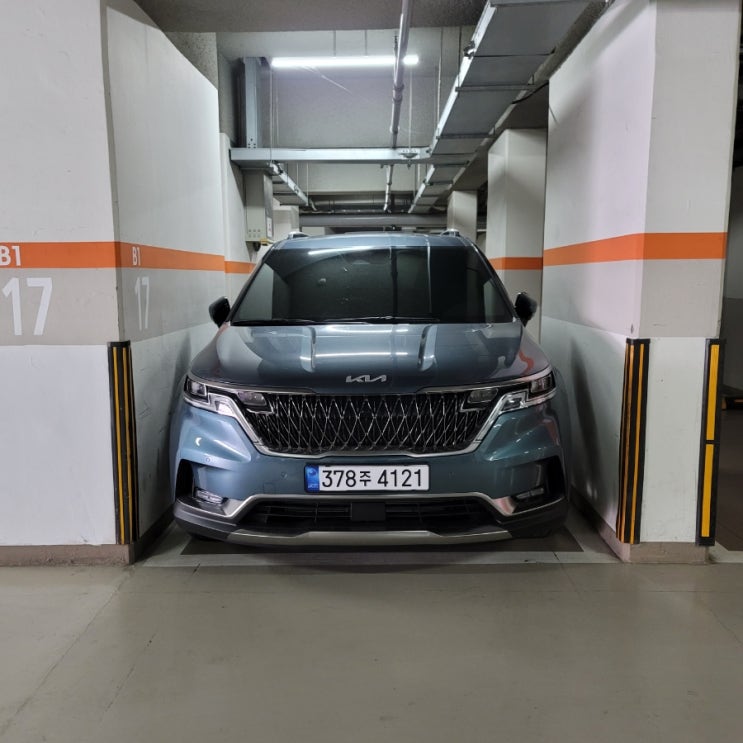 카니발 원격 스마트 주차보조 (RSPA) 옵션 실제 사용기 : 네이버 블로그