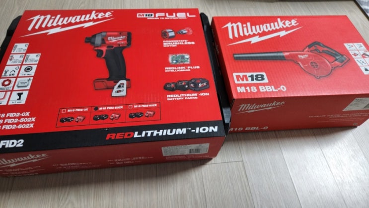 밀워키 M18 FID2 임팩드릴 밀워키 블로워 언박싱 : 네이버 블로그