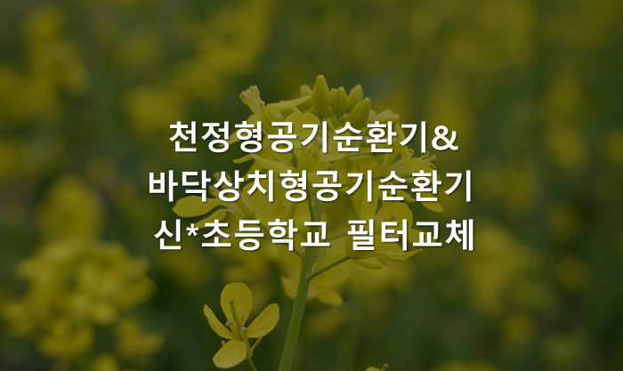이피아 바닥상치형 공기순환기 에어패스 및 영진 천정형 공기순환기 유지관리 신초등학교 필터교체 결과 네이버 블로그