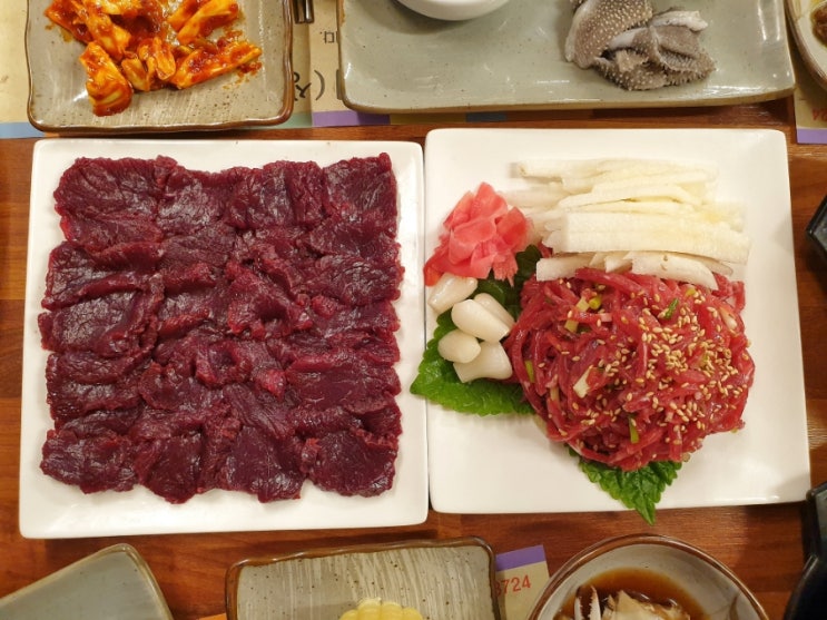 경산맛집 옥산동 뭉티기 육회먹으러 출근길생고기 경산점 네이버 블로그