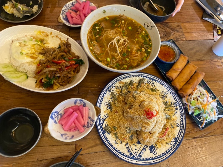 강남역 태국음식맛집 파파야리프 시리얼새우 후기 네이버 블로그