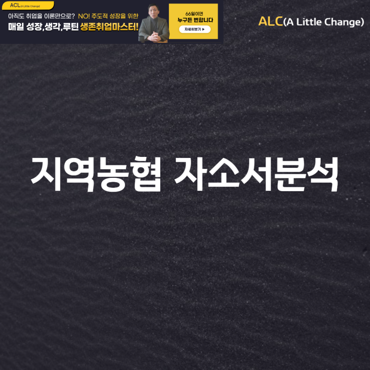지역농협 자소서 비전공자도 합격하는 문항분석 개인역량 키우기위해 노력한활동 기존 관행벗어나 새롭게 도전한사례