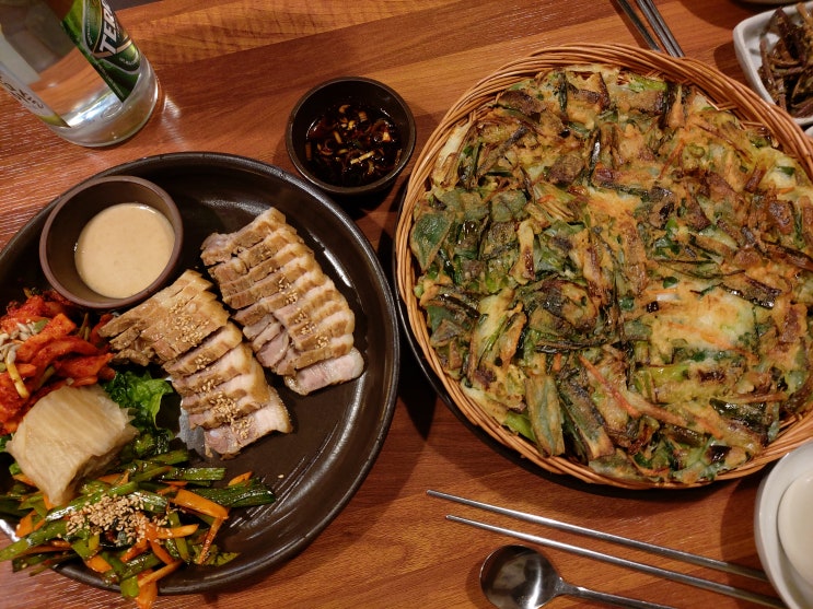덕수궁시청역 숭례도담 회식 장소로 탁월한 보쌈 파전 맛집 네이버 블로그