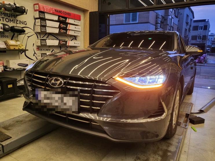 쏘나타 DN8 차량 순정 할로겐 헤드램프에서 MFR 타입 Full LED 헤드램프로 장착!! 방향지시등까지 LED로 점등된답니다. 순정헤드램프 맛집은 바로 여기 ...