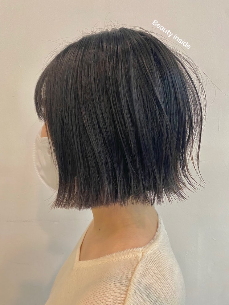 대전 뷰티인사이드헤어 칼단발 일자단발 테슬컷 태슬컷 테슬펌 단발펌 잘하는 곳💜 네이버 블로그