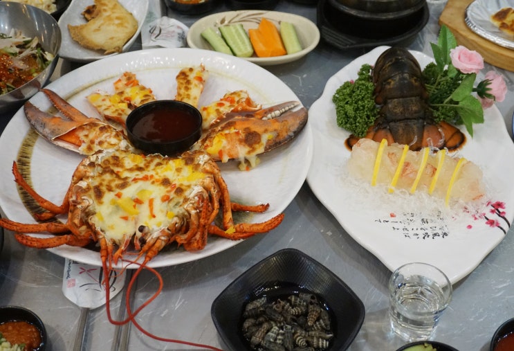 포항 스페이스워크 맛집 랍스타와 생새우가 맛있는 묵돌이 네이버 블로그