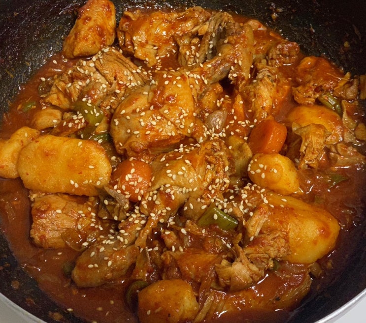 백종원 닭볶음탕 레시피 맛있게만드는방법 양념 닭도리탕 황금레시피 매콤달달 얼큰한 술안주 저녁메뉴 추천 네이버 블로그