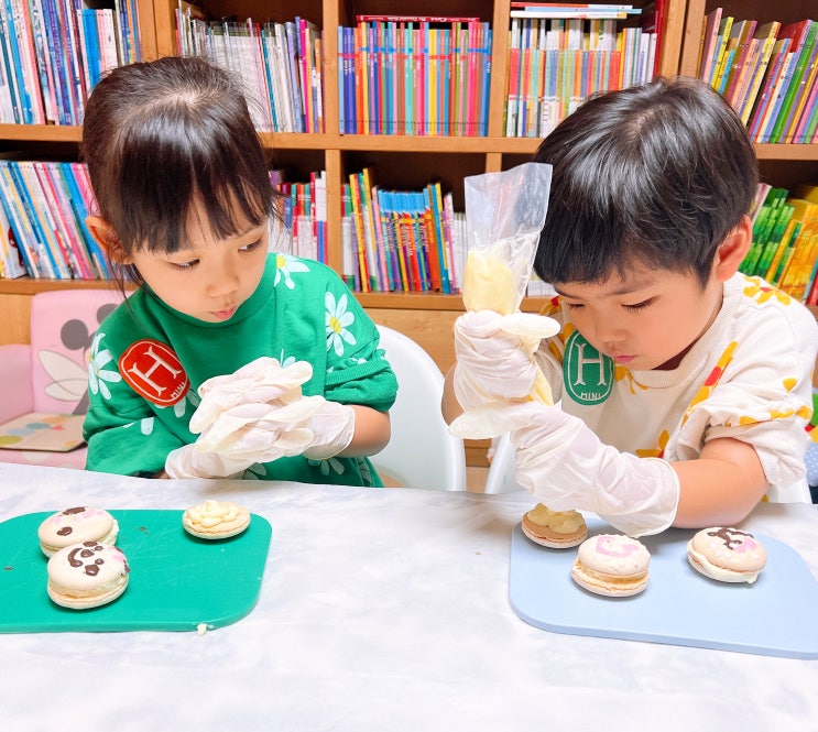 어린이 요리키트 마카롱 만들기 헬로우비로 홈문센 어린이간식 네이버 블로그