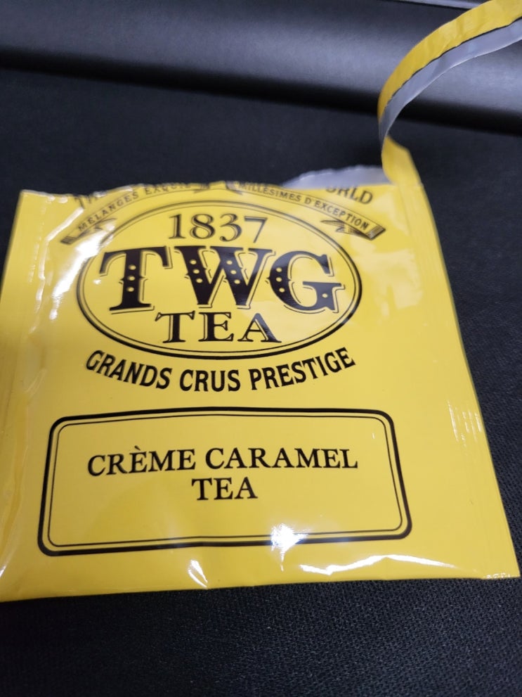 twg 크림 카라멜 티+디카페인 : 네이버 블로그