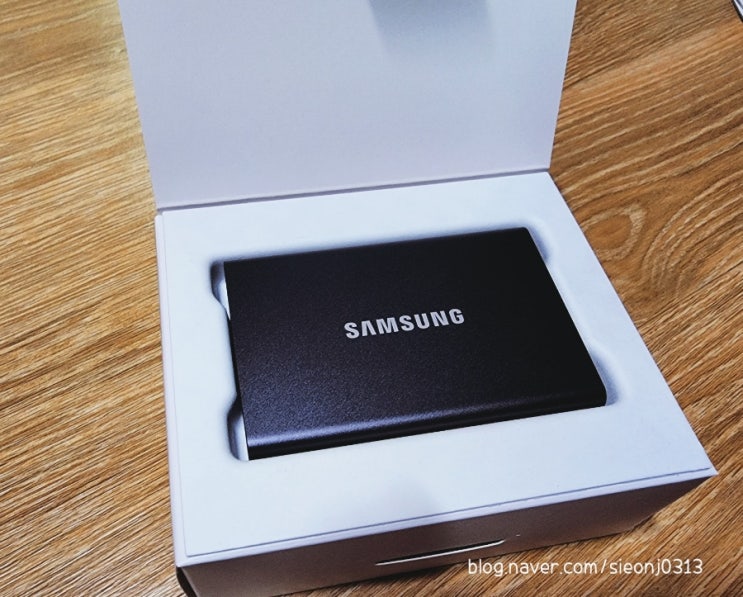 삼성전자 외장SSD T7 구매!! 언박싱!! : 네이버 블로그