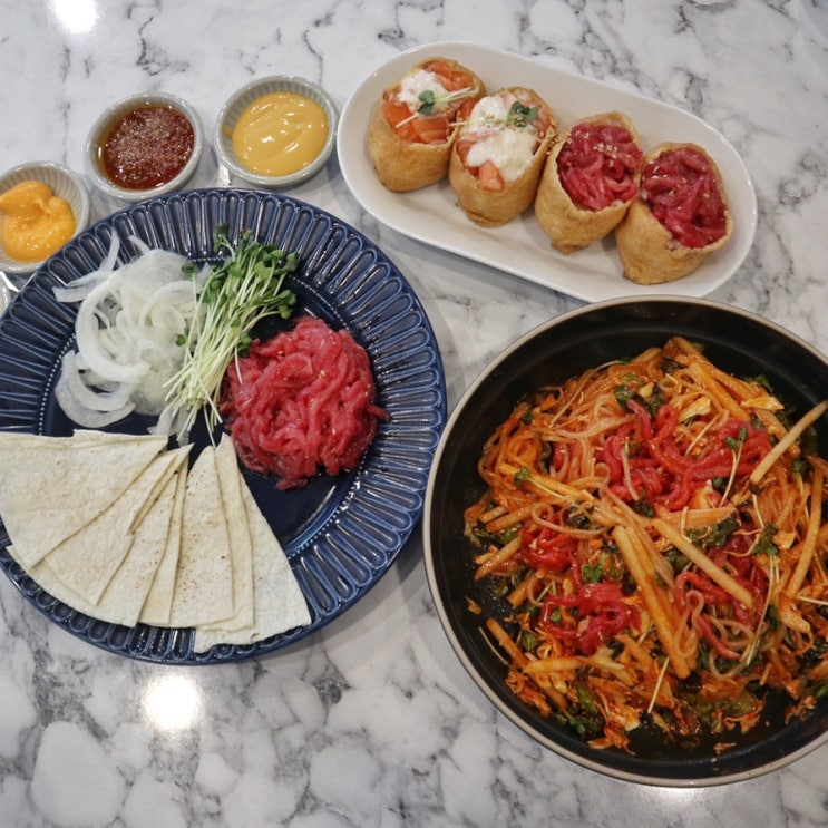 홍대 연남동 맛집 육회바른연어 홍대점 육회 냠냠♥ 네이버 블로그