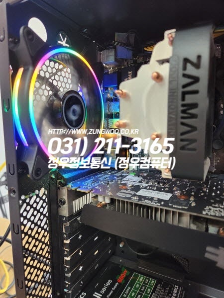 정자동 4거리위치하는 소스제조업체 컴퓨터2대 진동소음발생 쿨러교체와 먼지청소건으로 입고처리합니다 수원컴퓨터수리 영화동