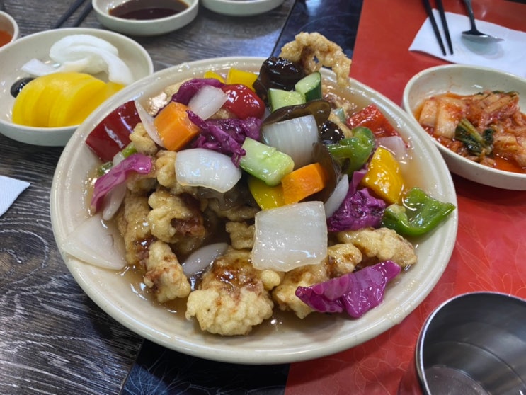 금호동 산동반점 웨이팅 있는 탕수육 맛집 시간 주차 네이버 블로그