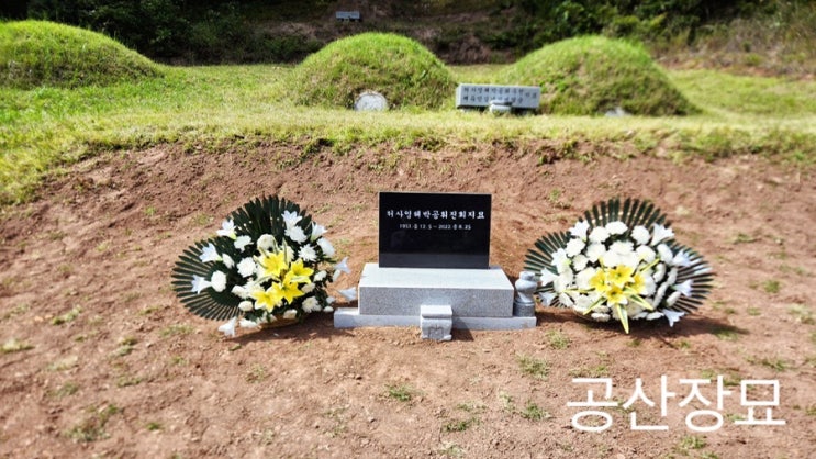 경북 청송군 진보면 진안리 묘지공사 묘지관리 가족묘지 묘지비석 평장 와비석 제단석 상석 묘지이장 사초 파묘 벌초대행 공산장묘