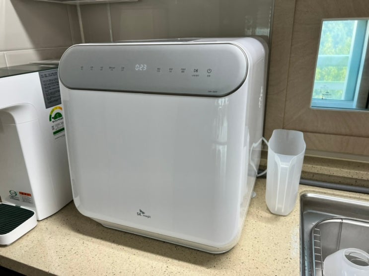 SK매직 미니식세기 DWA-2820P 내돈내산 후기 (feat. 엘지기화식가습기 청소) : 네이버 블로그