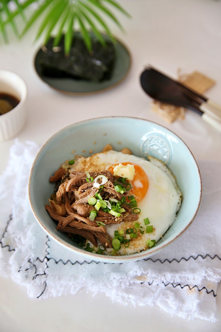 장조림버터비빔밥 간단아침메뉴 버터장조림비빔밥 간장계란밥 레시피 네이버 블로그