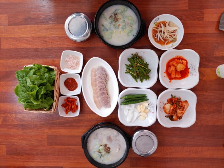 통영 진한 국물~수육백반이 맛있는 허가네돼지국밥 통영국밥맛집 네이버 블로그