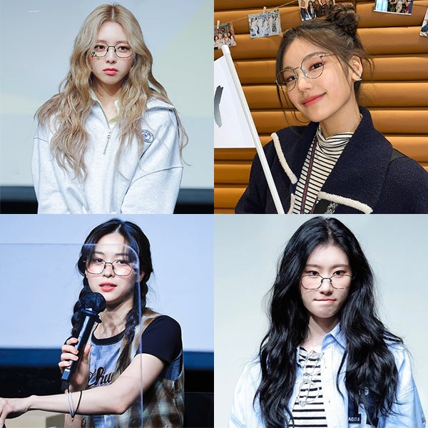 Itzy있지 예지 류진 채령 유나 여자연예인안경브랜드 옐로우비zip 네이버 블로그